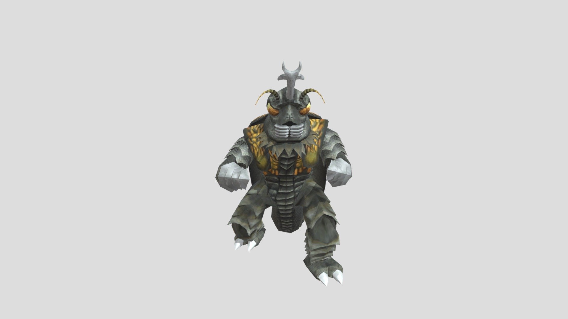 Unleashed Megalon - Download Free 3D model by Modbuff (@CGreature ...
