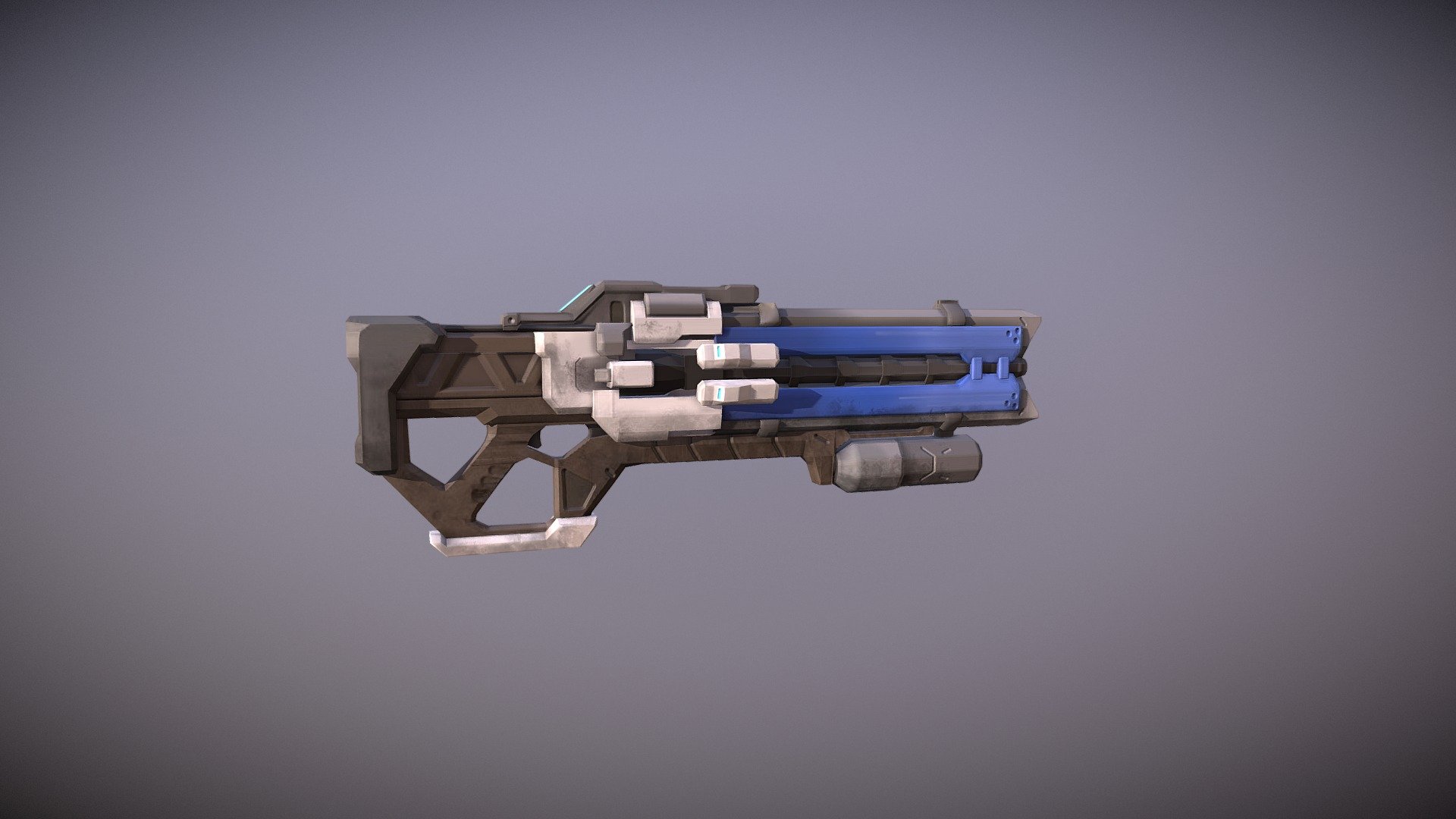 Soldier 76 Gun - 3D model by Sphook [b0a2e61] - Sketchfab