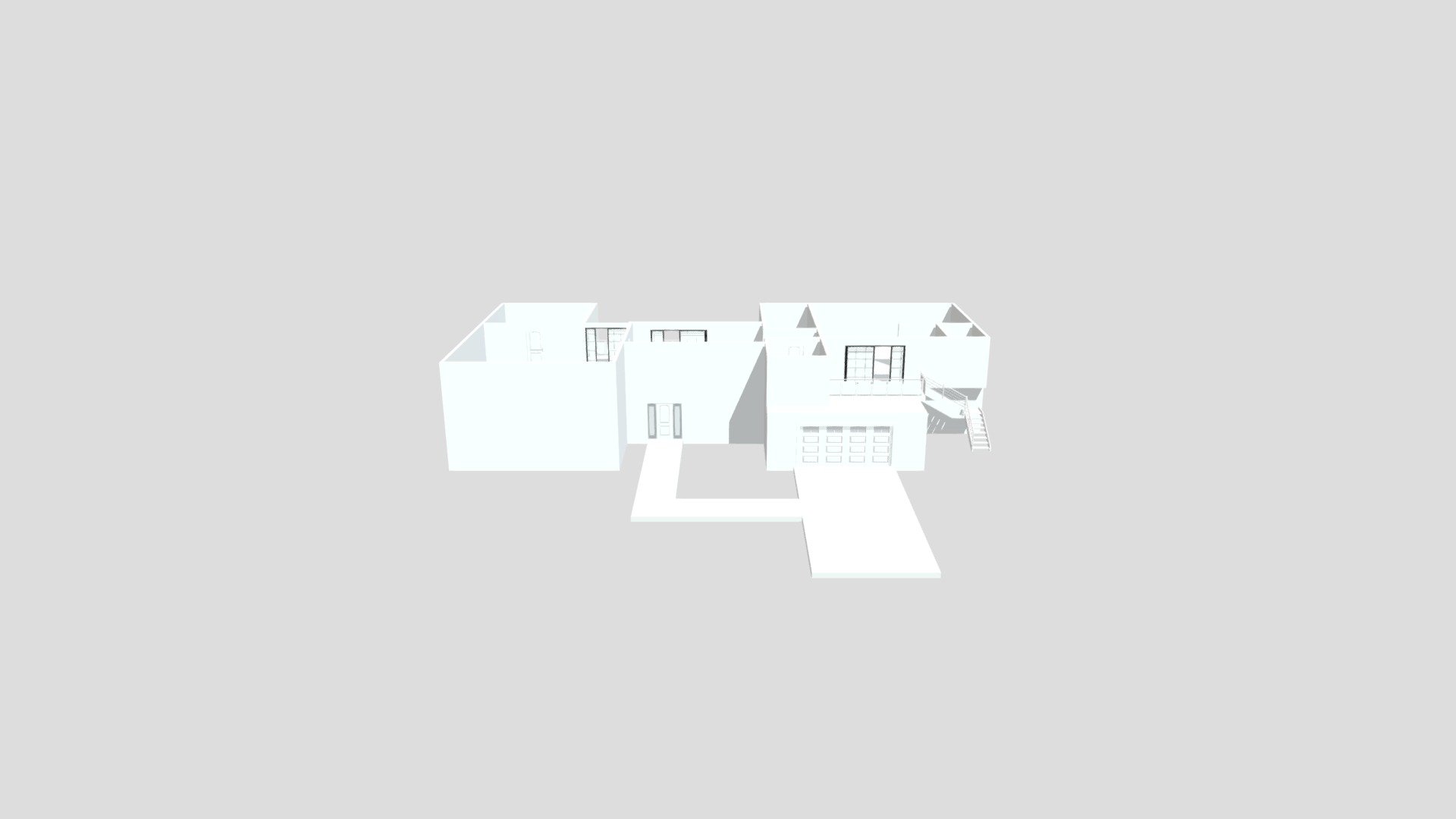 Untextured mini mansion - Download Free 3D model by Home Design 3D ...