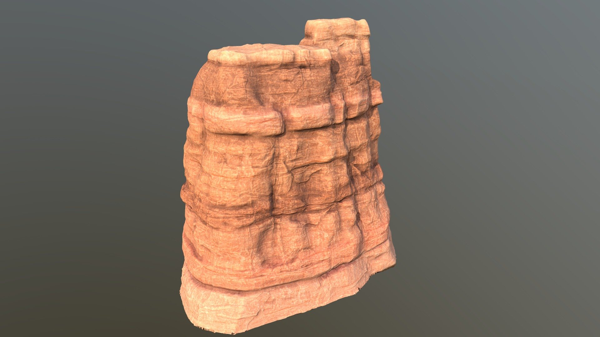 Desert Cliff - Buy Royalty Free 3D model by WireframeArt [b0a4047 ...
