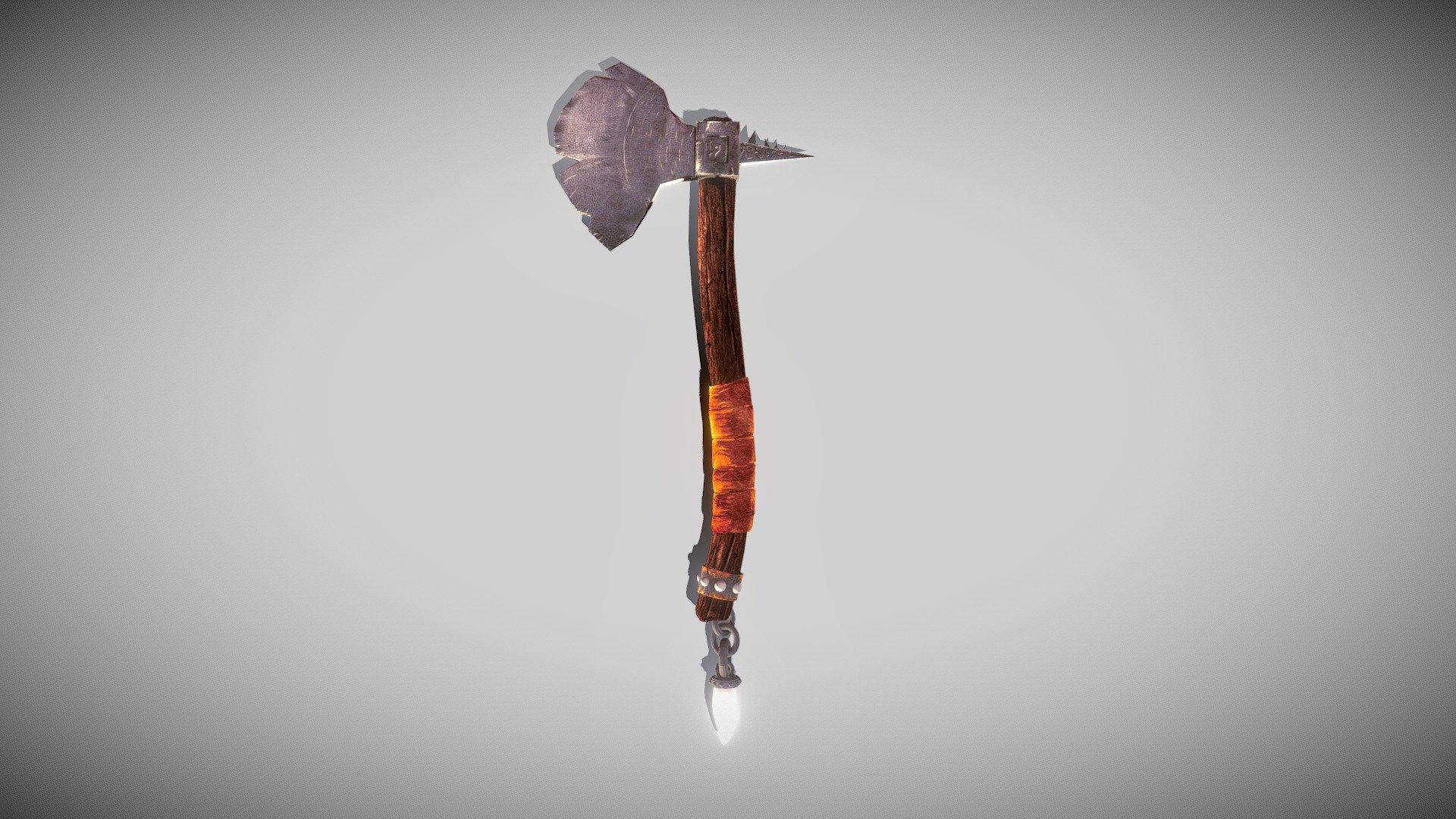 Orcish axe - 3D model by tegoqq [b0a4d3f] - Sketchfab