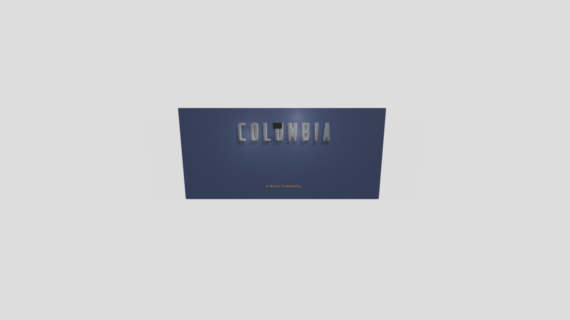 Columbia Pictures Logo 2014 Remake (CinemaScope) - 3D model by ...