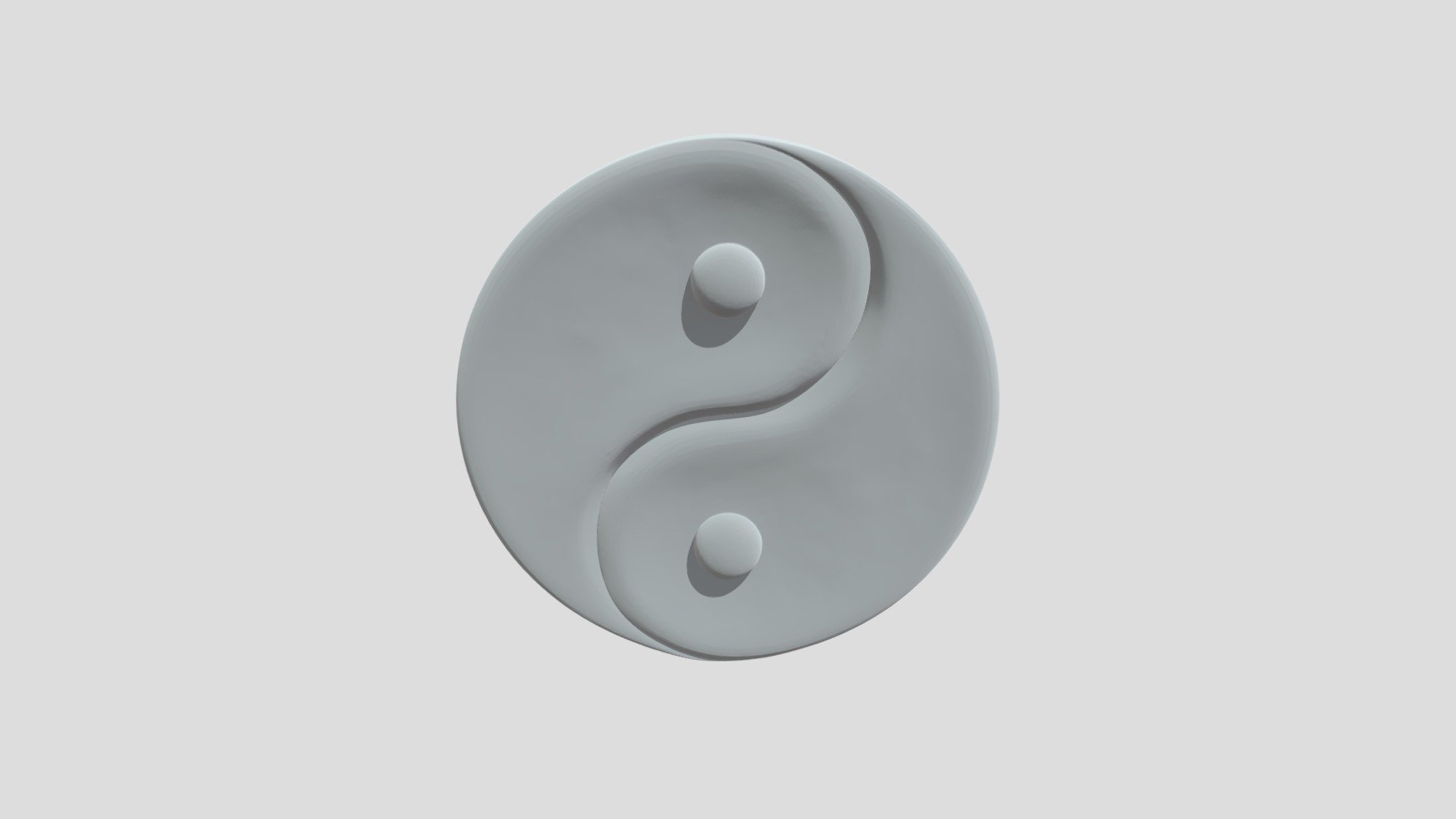 Yin Yang - Download Free 3D model by MorganeParis [b0a7c9d] - Sketchfab