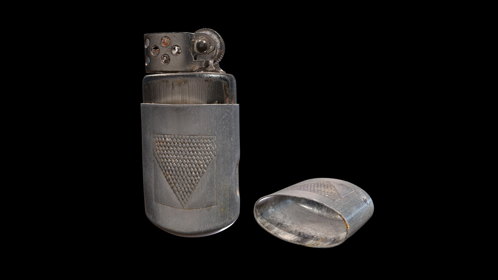 Vintage WW2 Petrol Lighter - Download Free 3D model by Stephan Buth ...