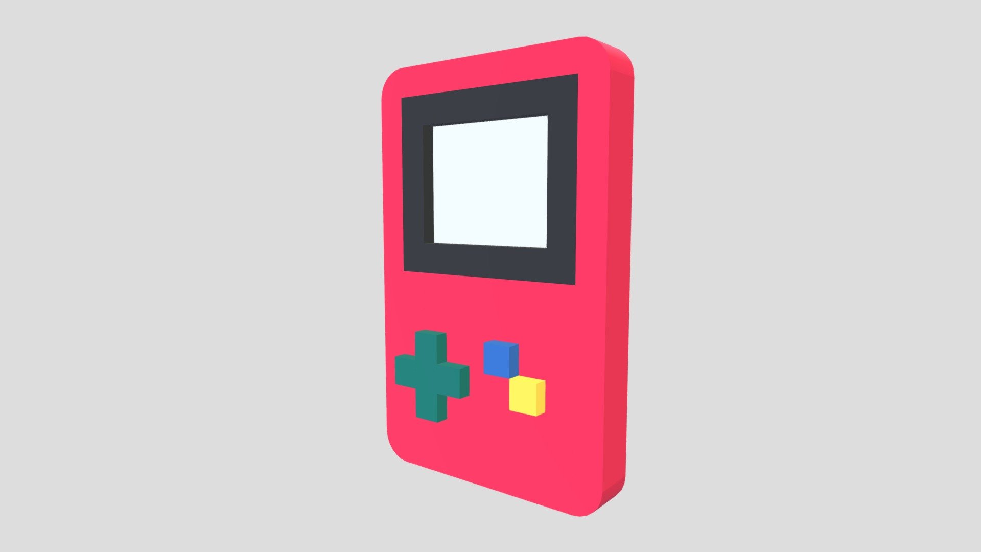 Game Boy Pixel Art - Download Free 3D model by ngmanh [b0a8a82] - Sketchfab