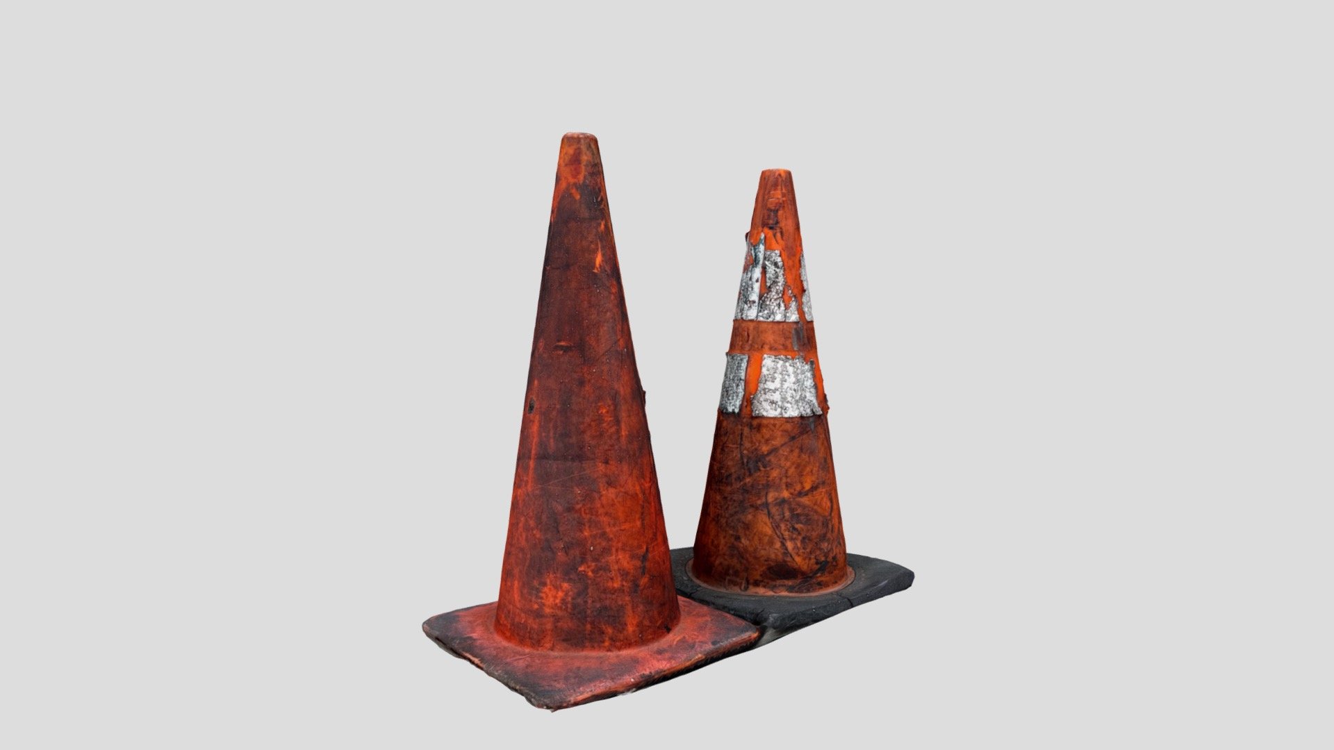Double Traffic Cones - Download Free 3D model by jetblaque69 [b0a9a15 ...