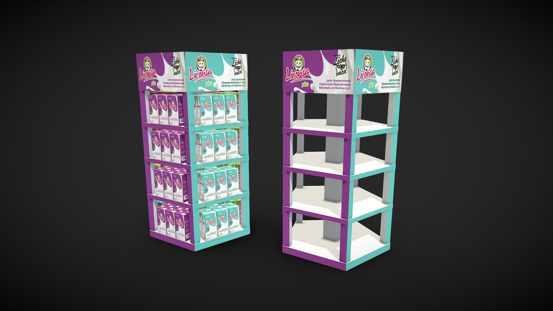 Exhibidor Liconsa Exa - 3D model by Zich [b0ab959] - Sketchfab