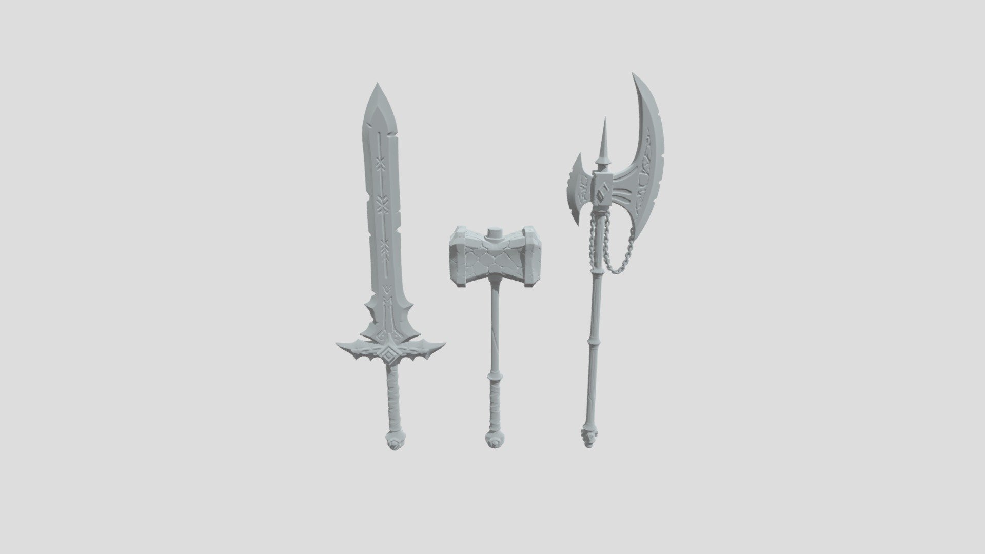 Shadowsteel Triad - 3D model by phuc3011 [b0abd0b] - Sketchfab