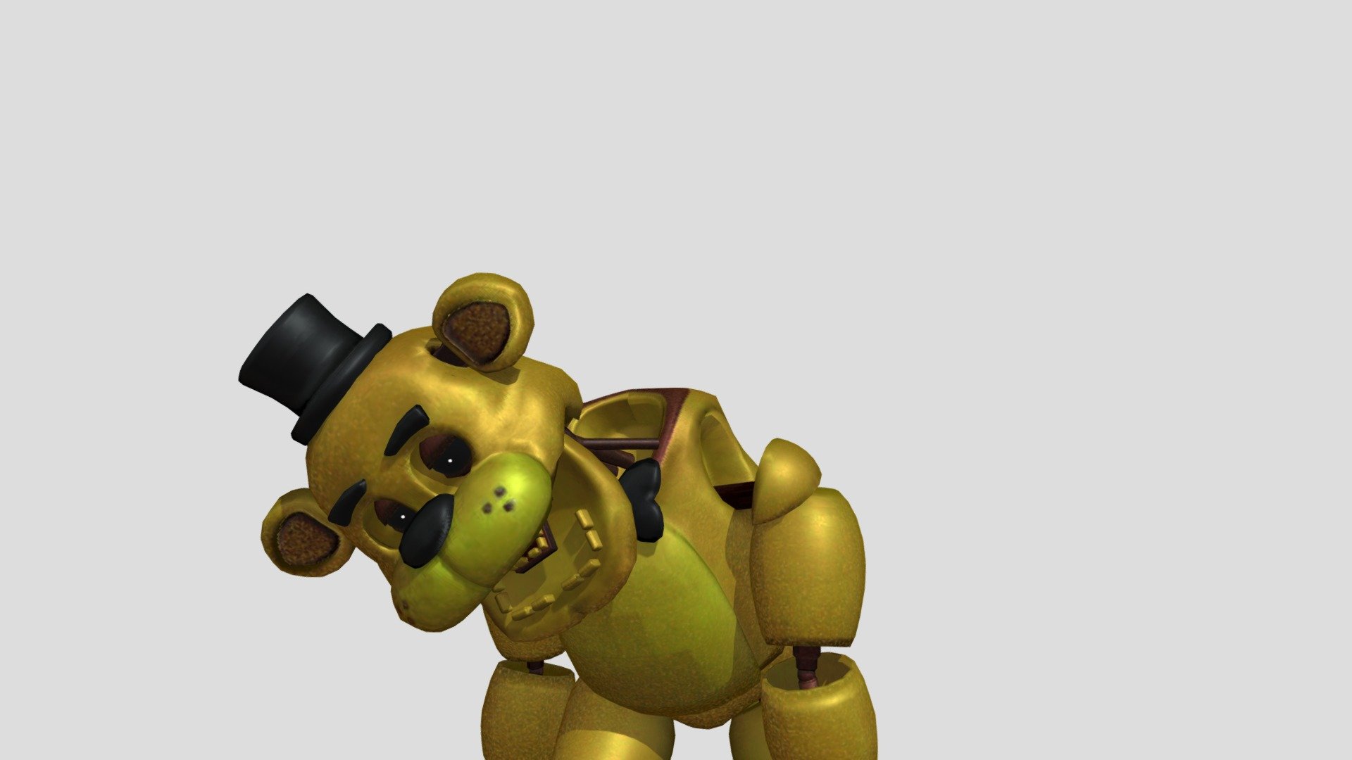 Golden Freddy Idle - Download Free 3D model by OrangeSauceu [b0acae6 ...