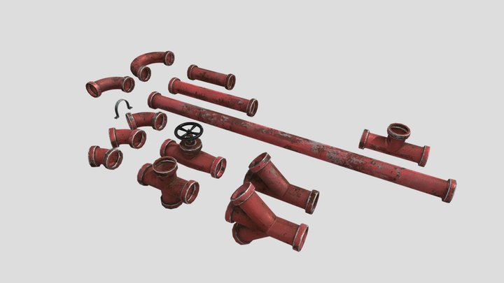 Water-pipe 3D models - Sketchfab