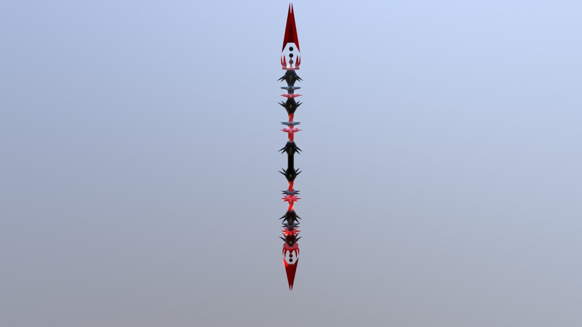 Devil Dual Spear V2 - 3D model by Michael (@m.alhesan) [b0ae3ee ...