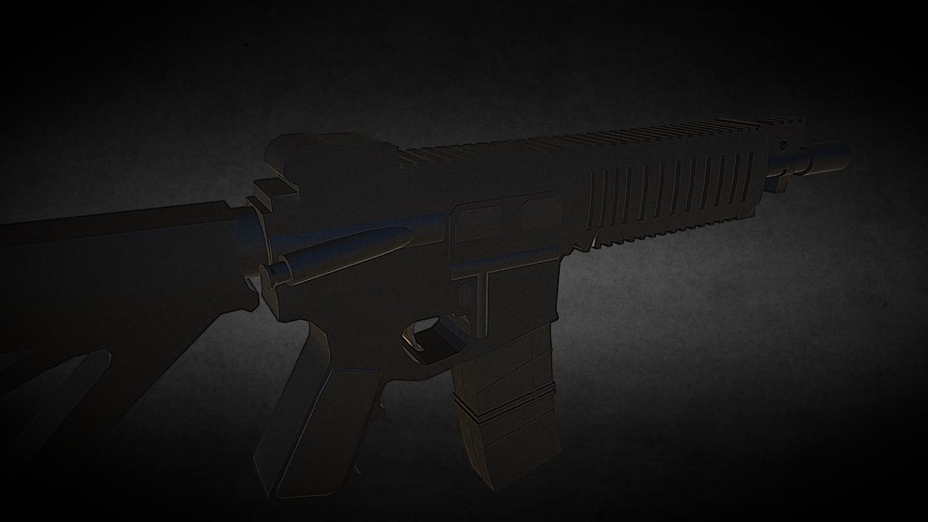 Assault Rifle - Download Free 3D model by Logan Smith (@lsmith17 ...