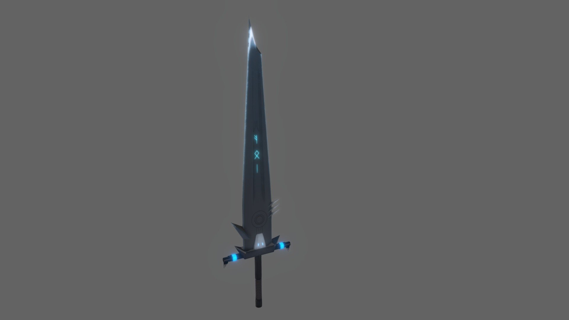 Runic sword - Download Free 3D model by ViciousWarlock [b0b02ed ...