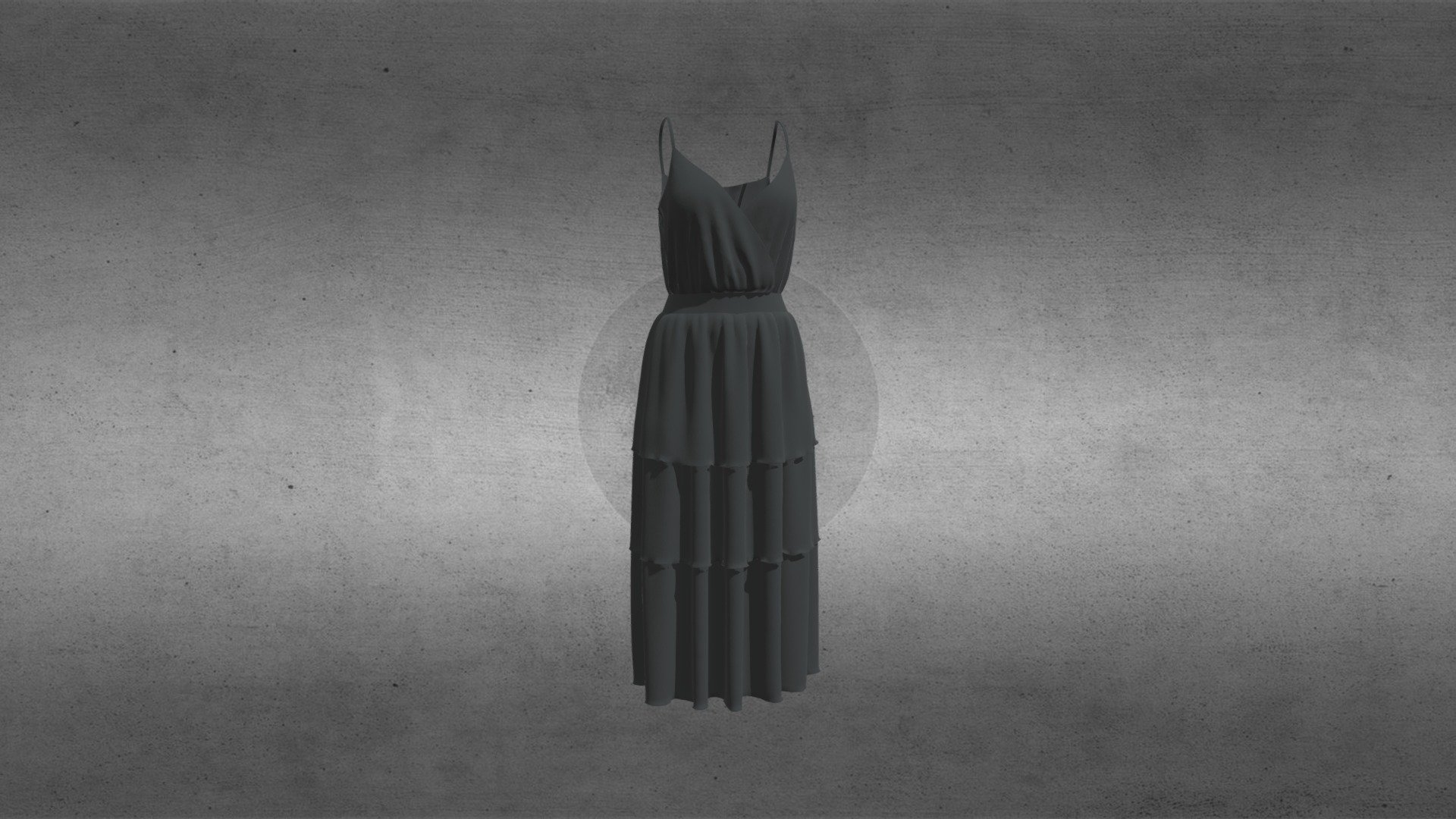 Black Dress - Download Free 3D model by Style3D CG (@Style3DMeta ...
