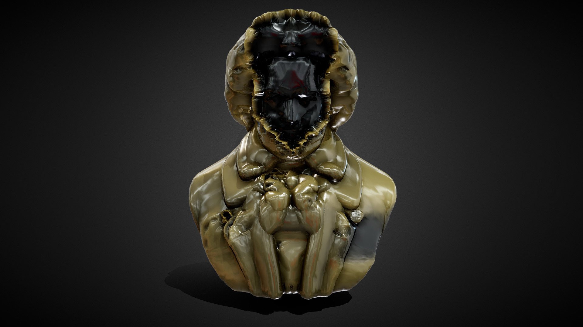 Midas king effect : unstable waves - 3D model by Aiekick [b0b0f2f ...