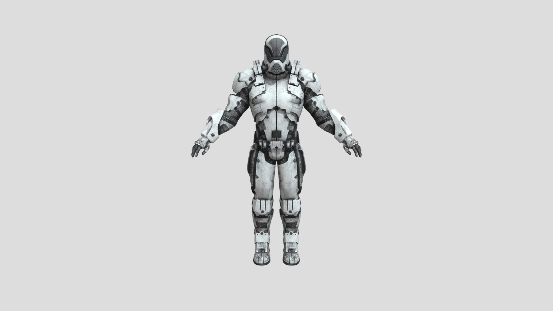 Robot mech no sorry fbx rigged bone rig - Download Free 3D model by ...