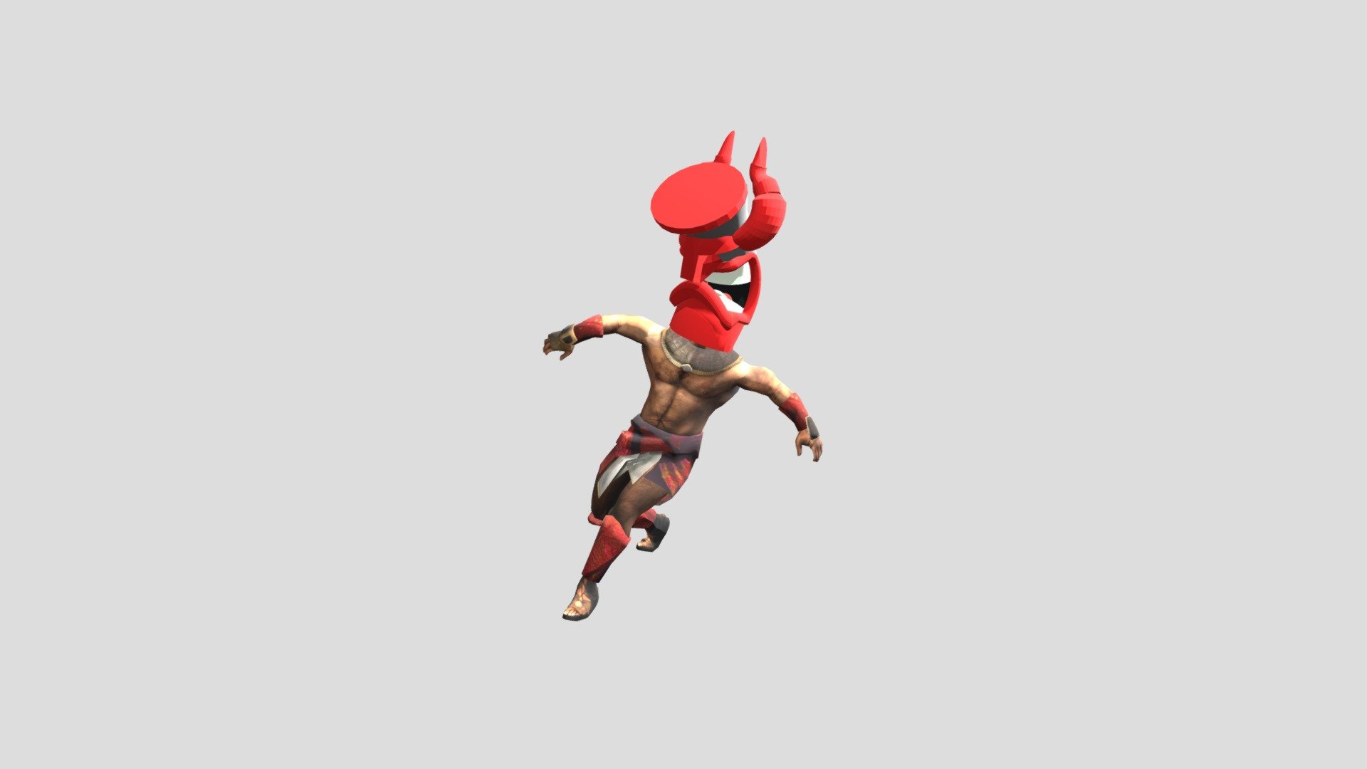 jefe de la tribu Meru - Luna Llena - Download Free 3D model by ...
