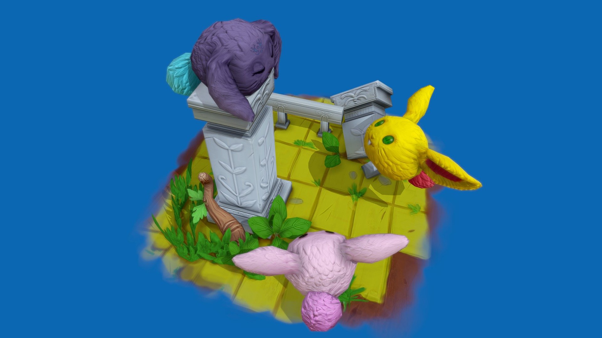 Mana's Rabites - 3D model by tranthaiduong2087 [b0b3cd0] - Sketchfab