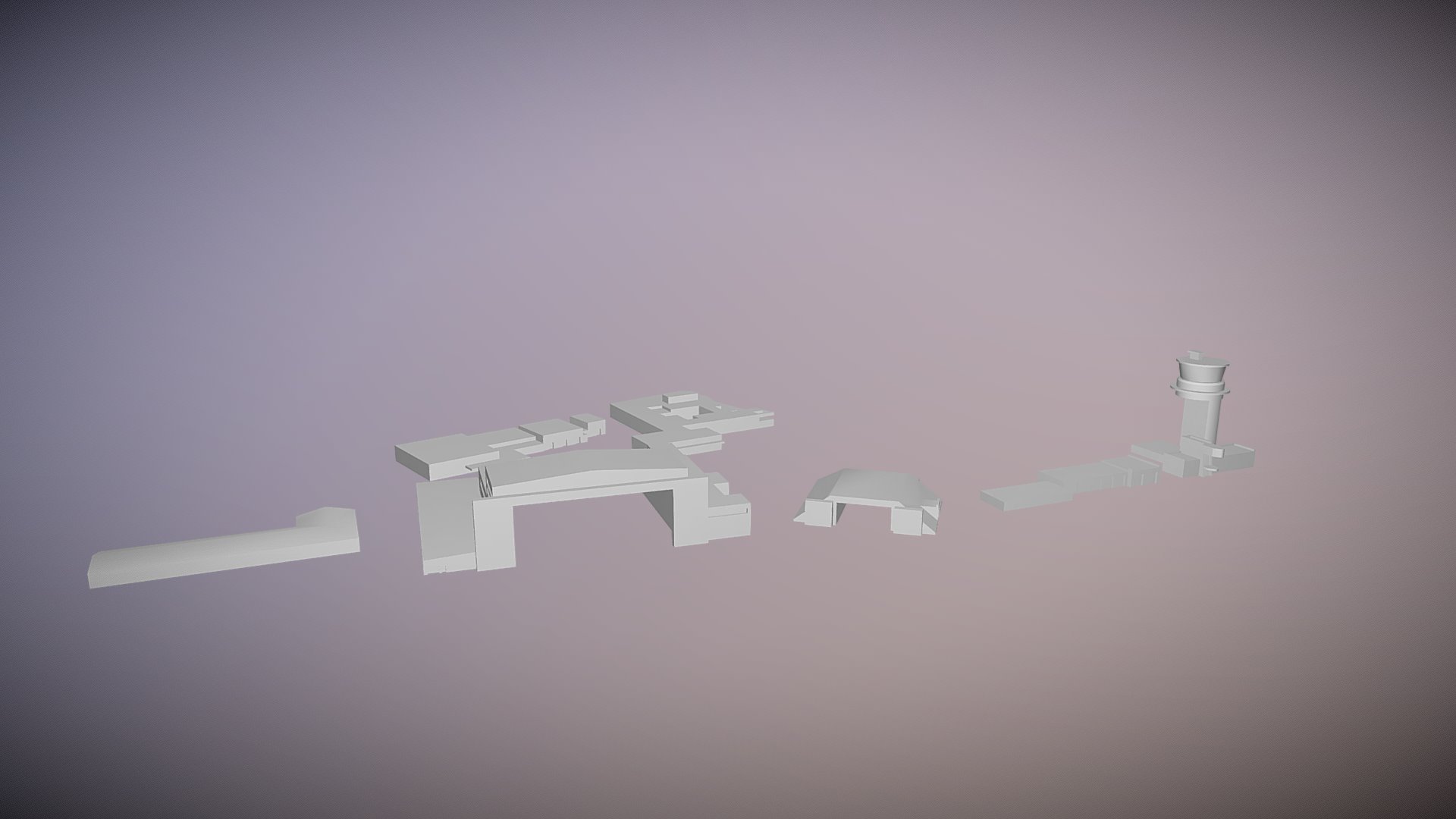 Papa Airfield - 3D model by TwistedMike [b0b4437] - Sketchfab