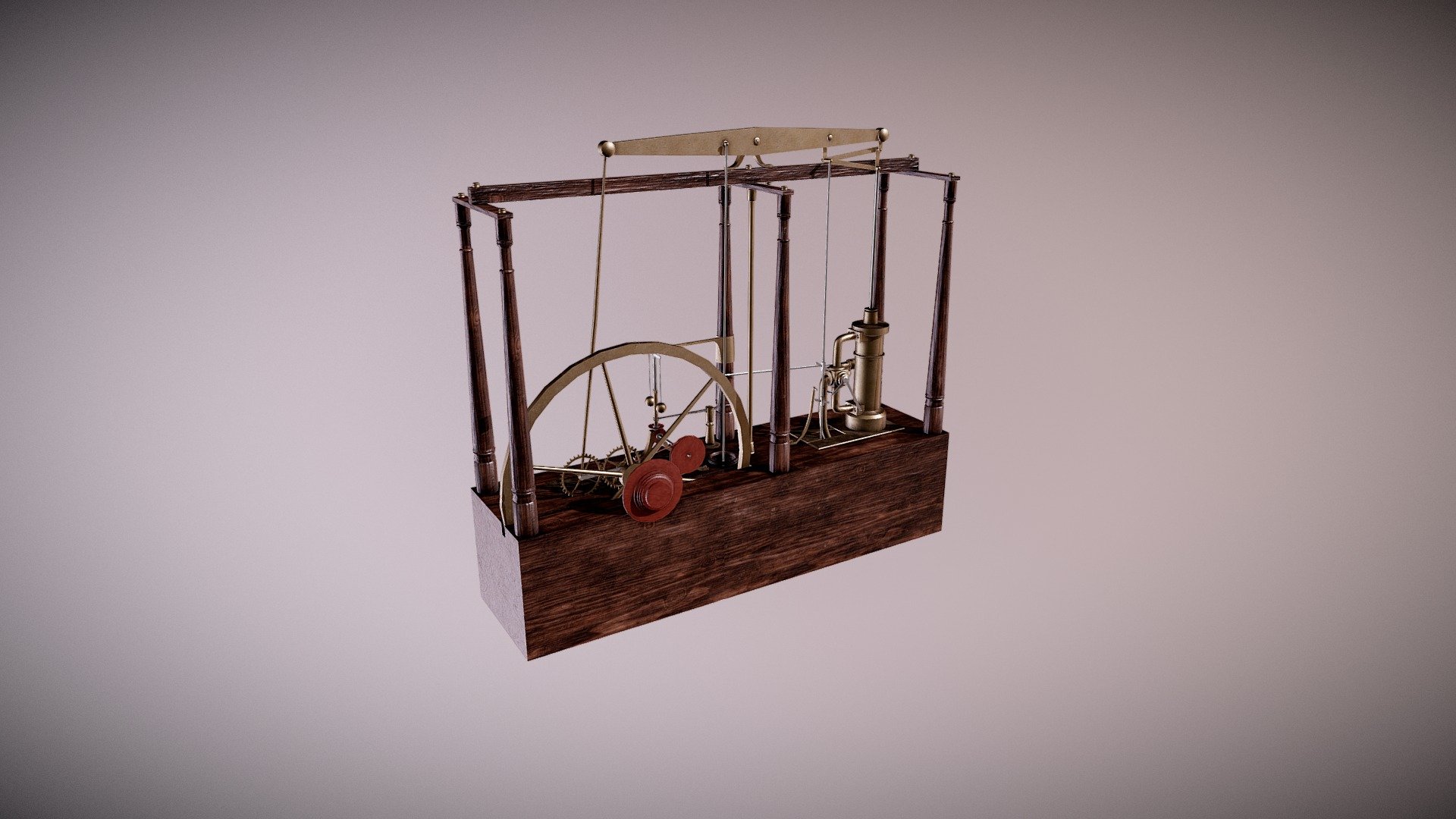 Industrial Revolution - Watt Steam Engine - 3D model by Vida Systems ...