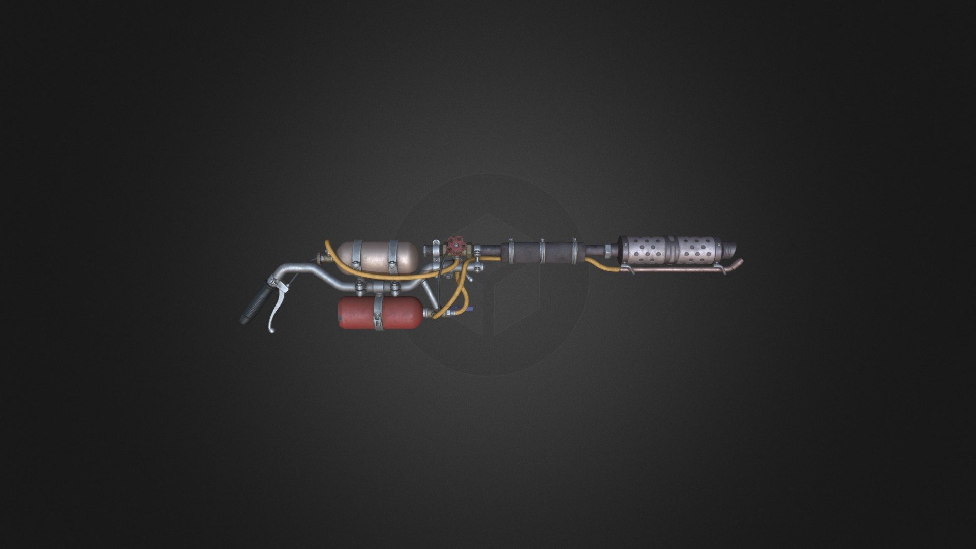 Game-ready 3D Flamethrower ( fanart ) - 3D model by 3DSharing ...