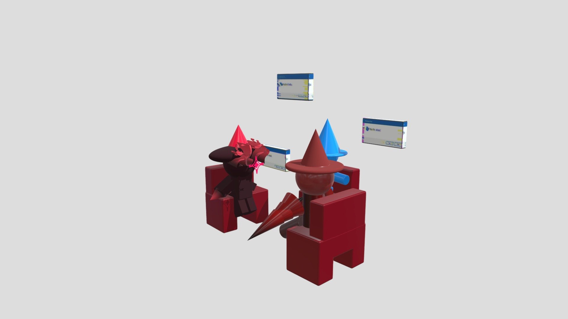A Club Meeting - 3D model by meggy_rulz [b0b534c] - Sketchfab