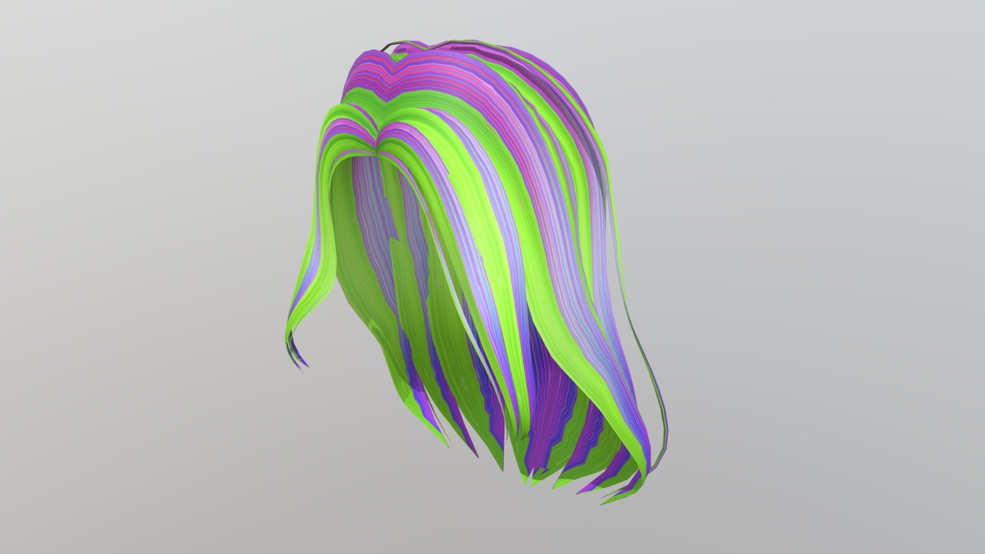 Roblox Purple And Green Hair - Download Free 3D model by Ace-Jane ...