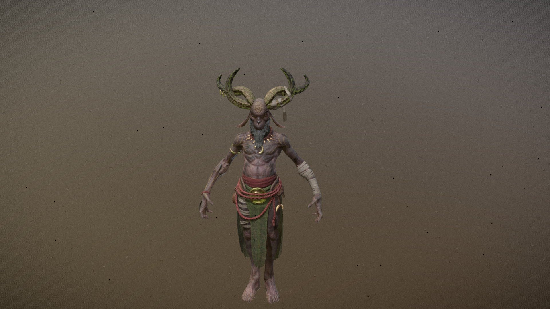 Goat Shaman - 3D model by Huxxle [b0bb9bf] - Sketchfab