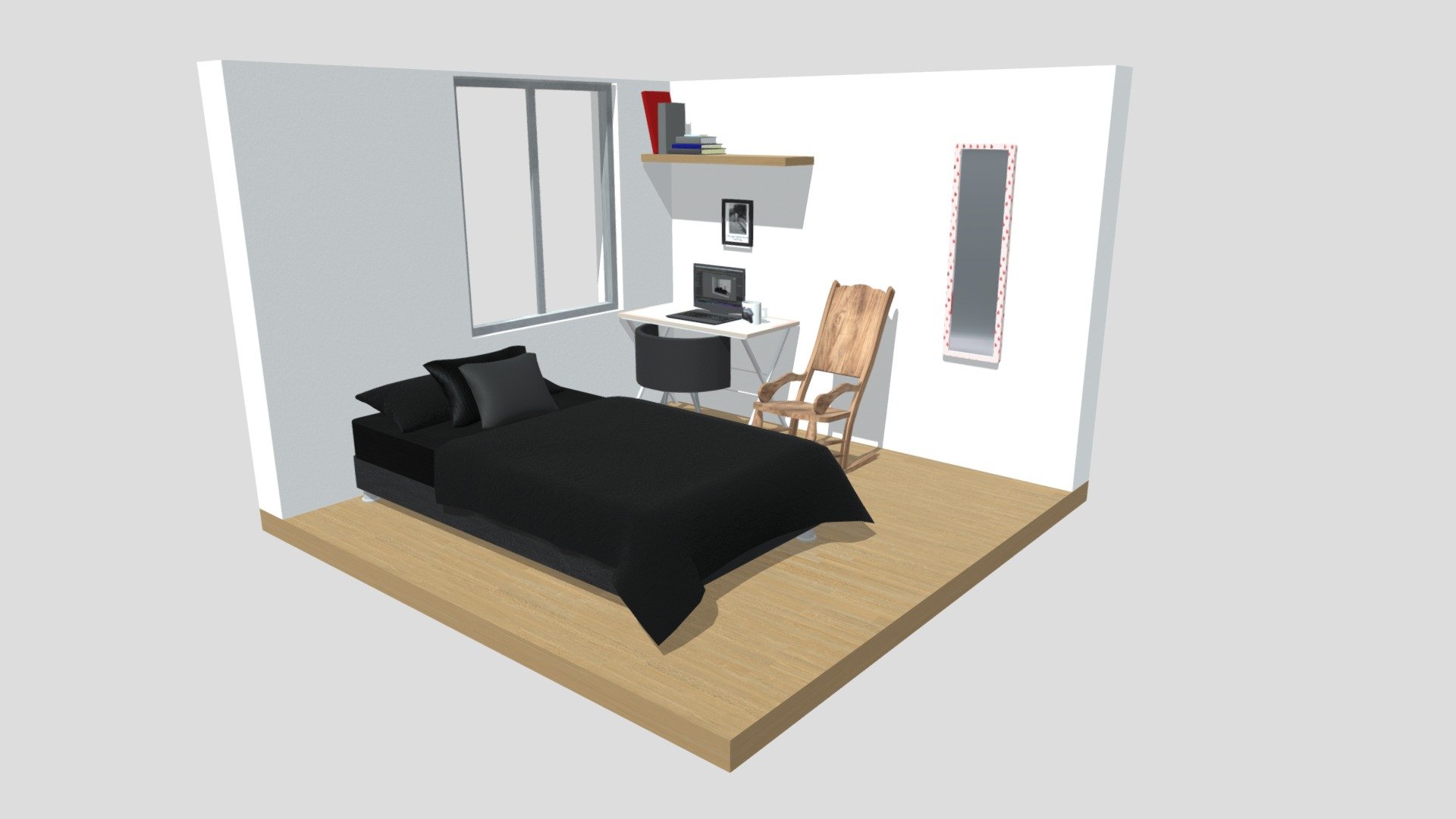Cuarto - 3D model by Paula.Rodriguez.07 [b0bcd6b] - Sketchfab