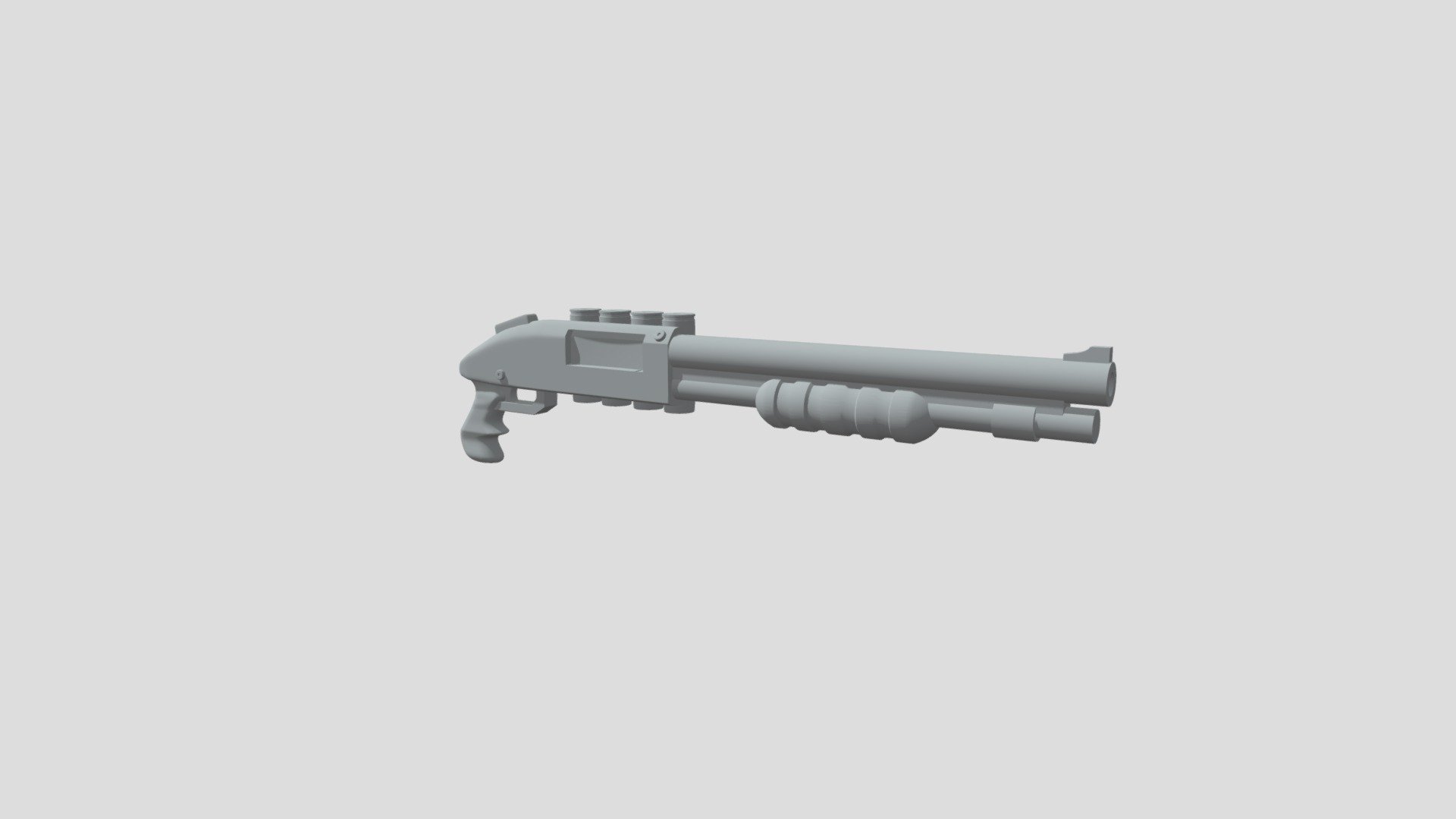 Simple shotgun - 3D model by Coopenotte [b0bf4d9] - Sketchfab