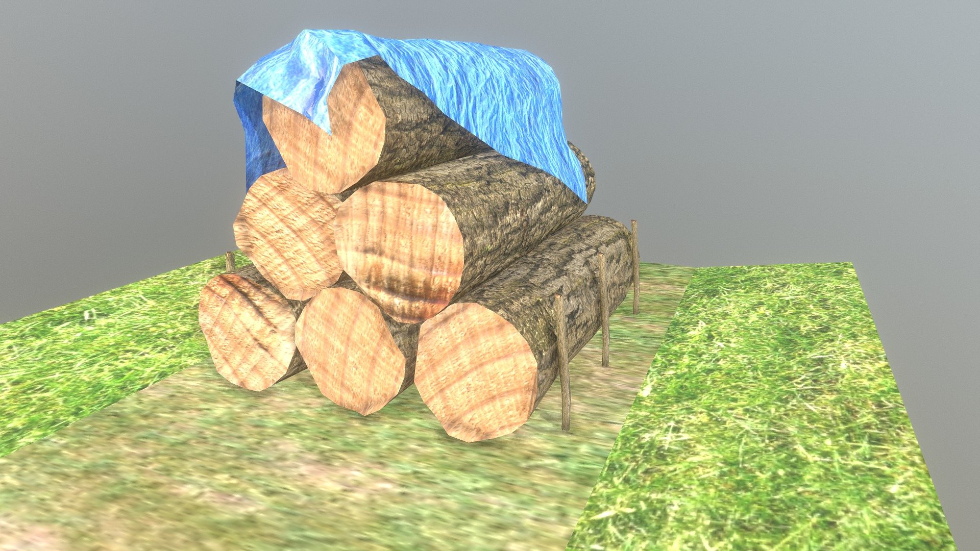 log of wood - Download Free 3D model by Gunnar Correa (@gunnarcorrea ...