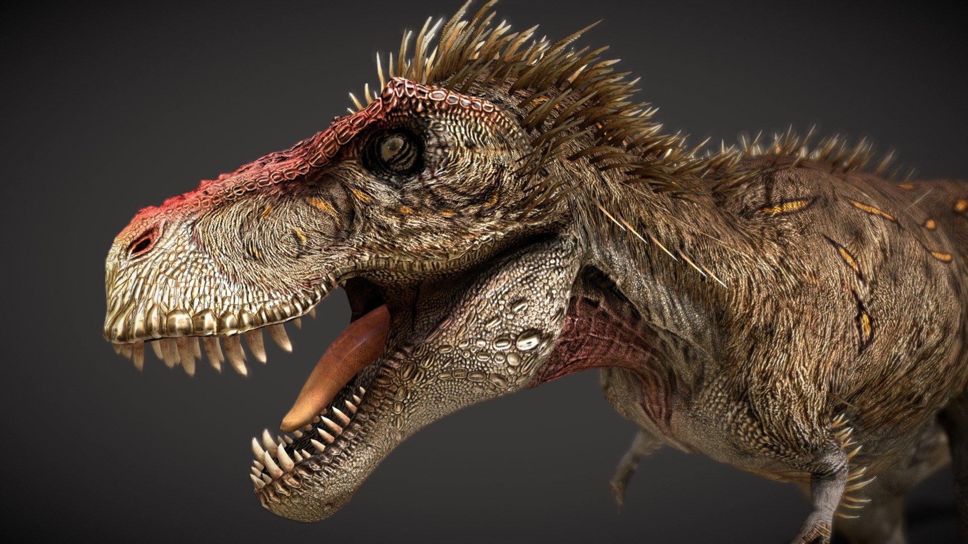 T rex Feathered Classic 3D Model By Robertfabiani b0c091b Sketchfab