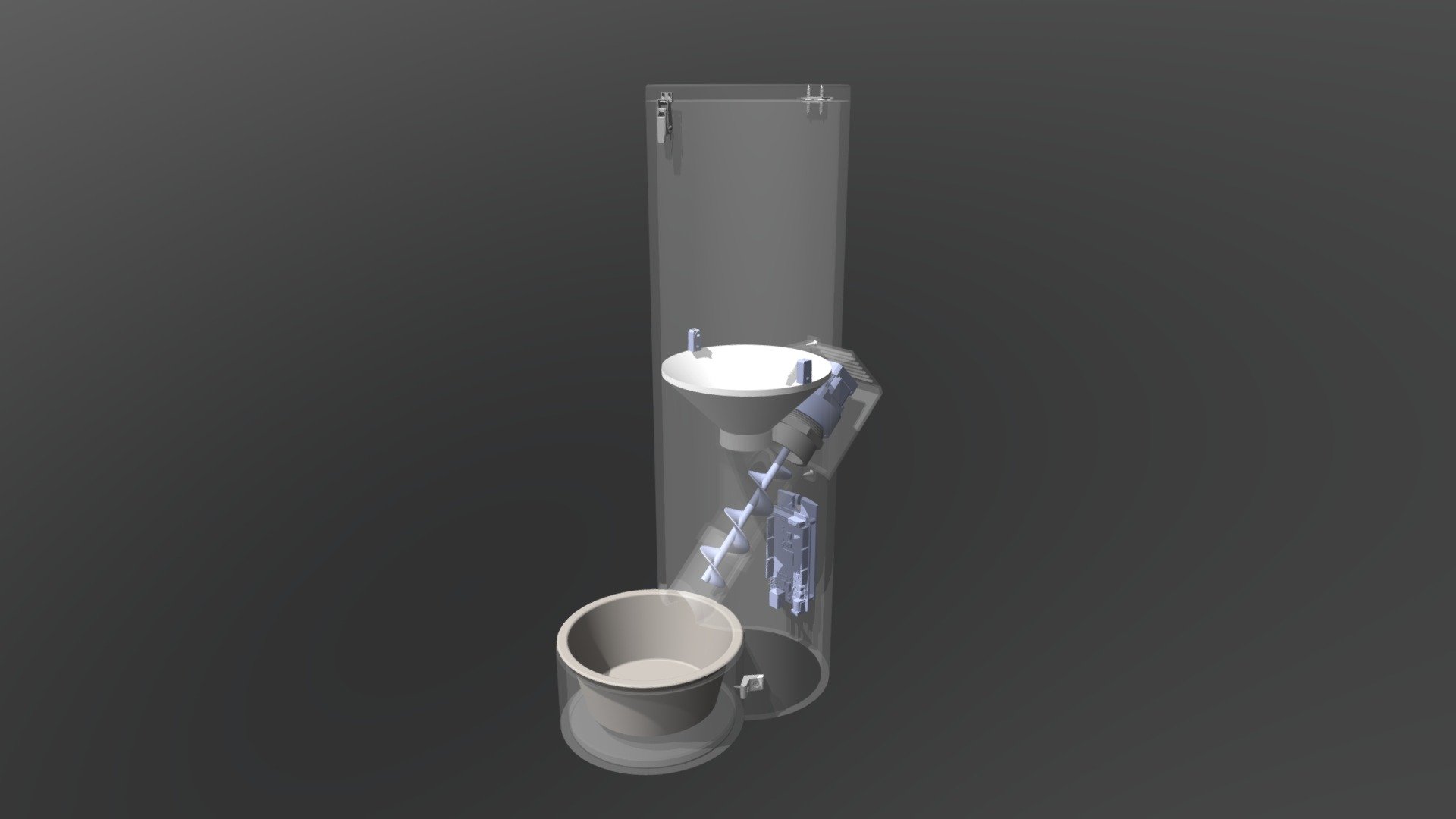 Automated Pet Feeder - 3D model by hkrupsky [b0c1db7] - Sketchfab