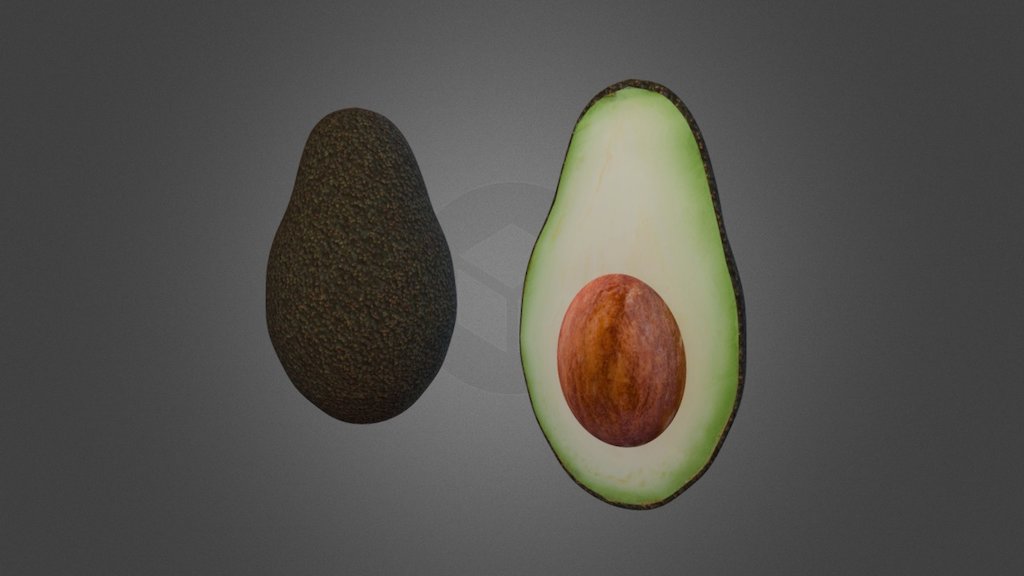 Avocado - 3D model by janicezhao [b0c2130] - Sketchfab