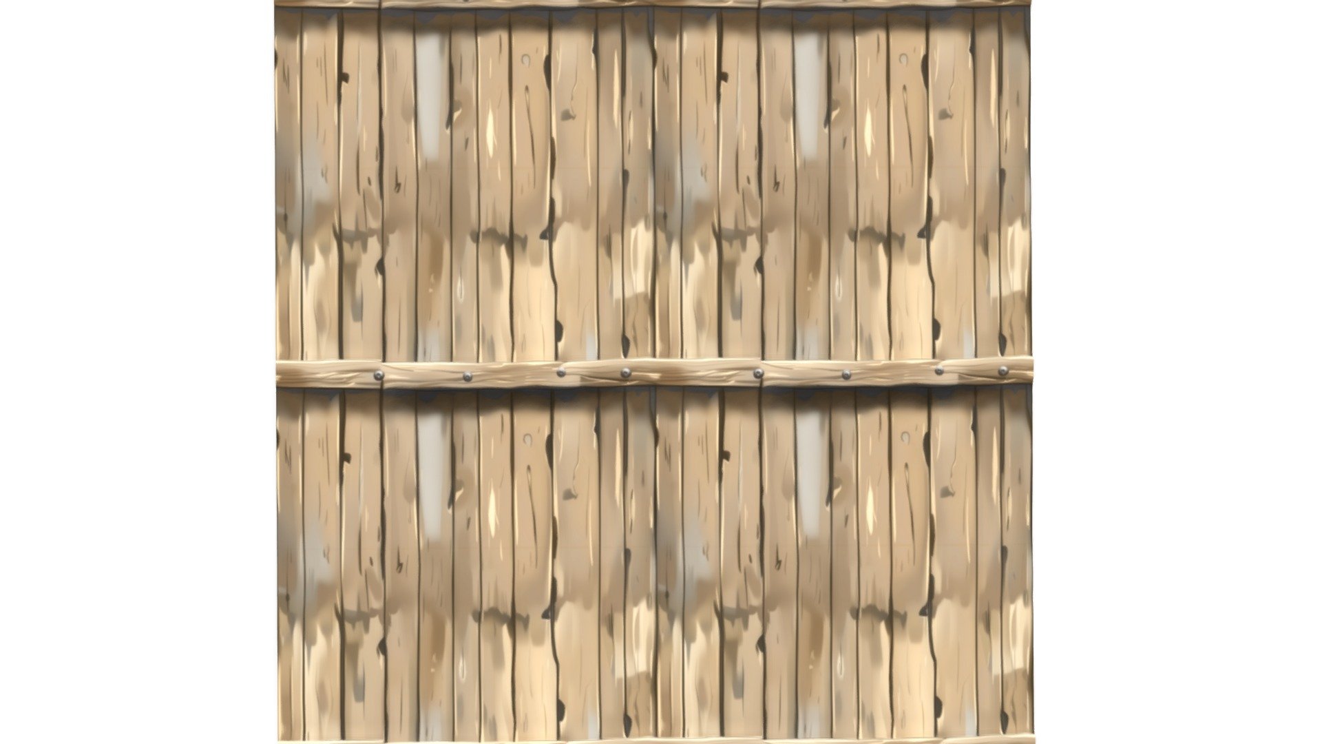 Stylized Wood Fence Seamless Texture - Buy Royalty Free 3D model by ...