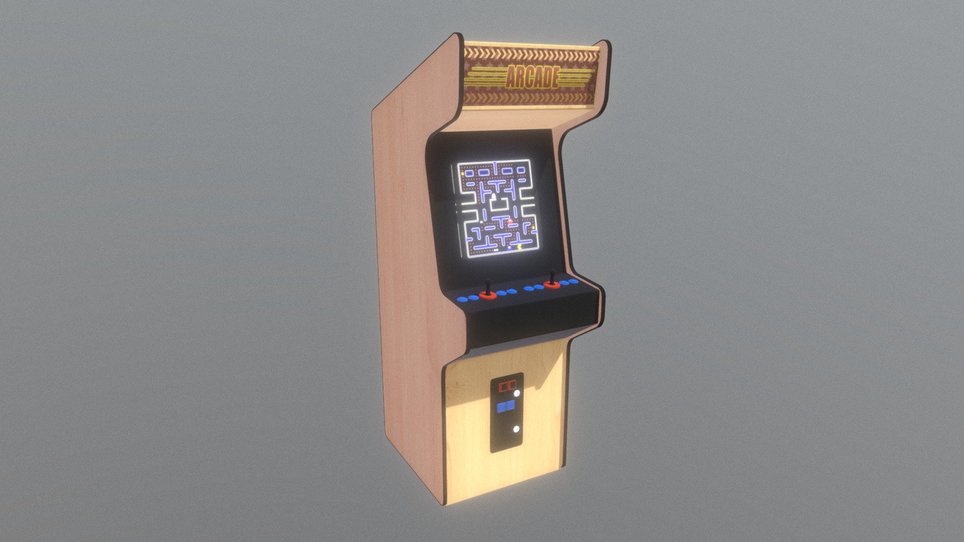 PACMAN - Download Free 3D model by menarzuw [b0c319a] - Sketchfab