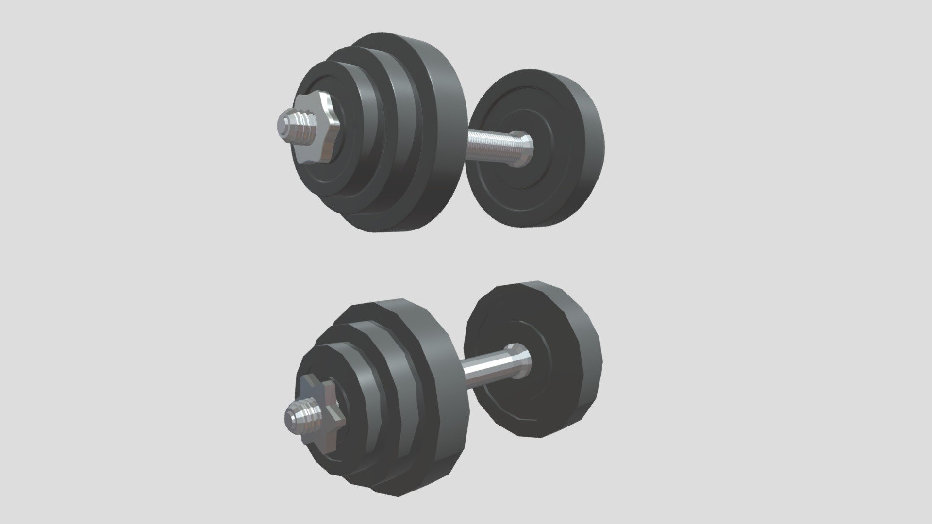 Dumbbells - Download Free 3D model by Kyn (@Kyn91) [b0c489d] - Sketchfab