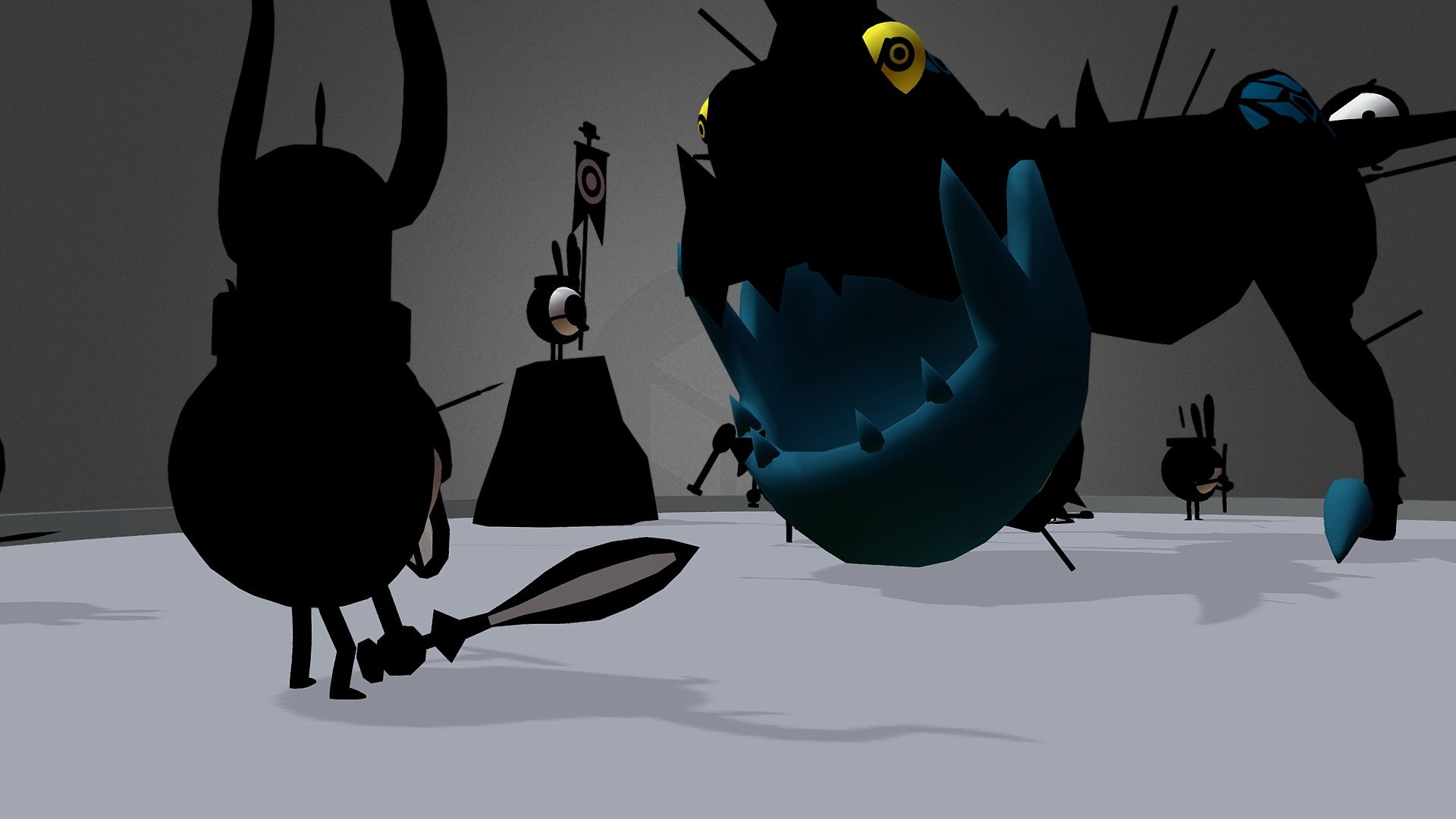 Patapon Army Fighting Dodonga - 3D model by Jason Nelson (@jsona ...