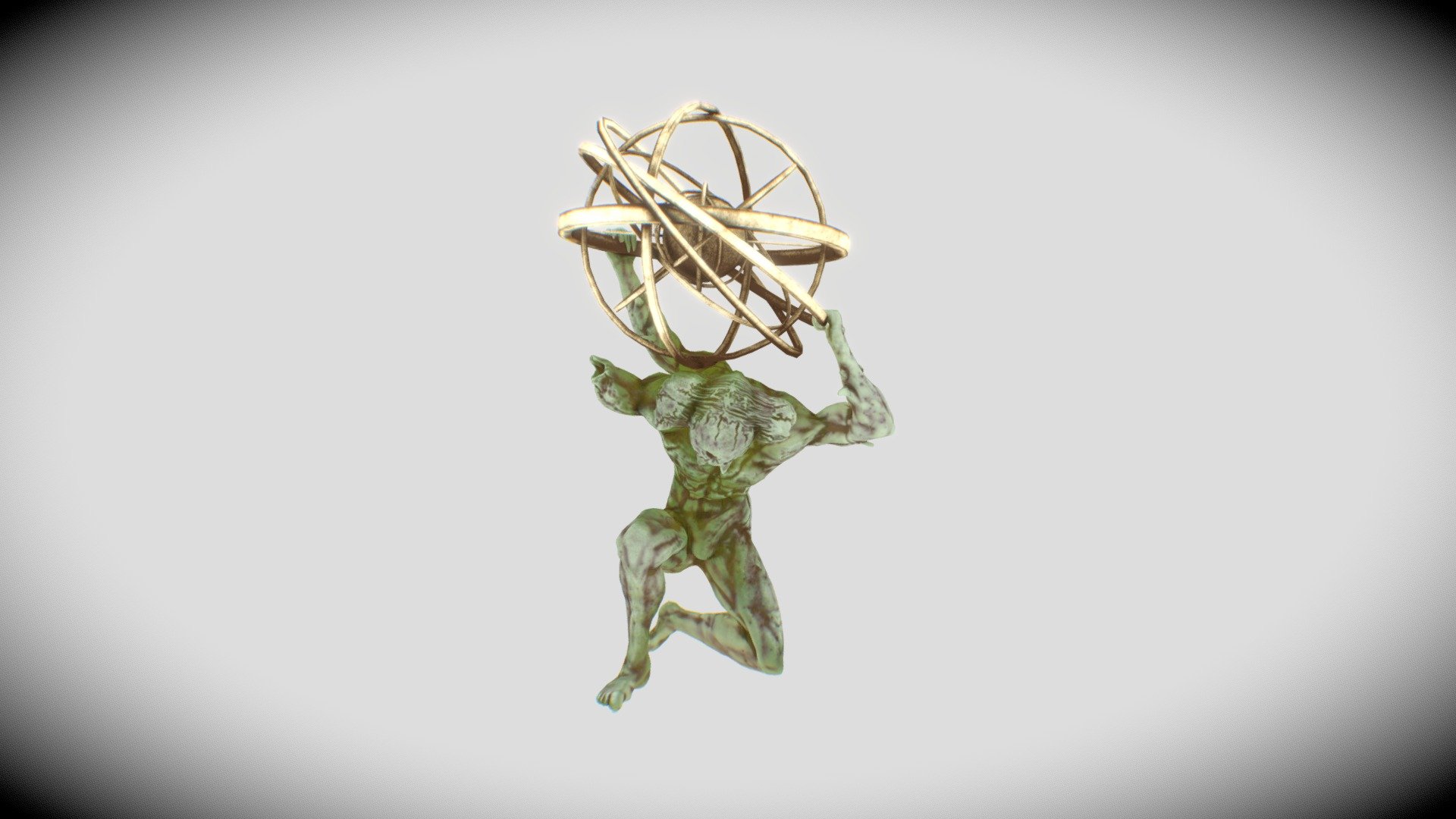 Statue from an Old civilization corrupted - 3D model by kevin lauretta ...