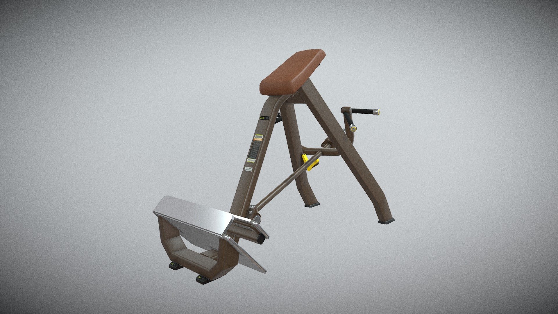 INCLINE LEVEL ROW - 3D model by supersport-fitness [b0c7f48] - Sketchfab