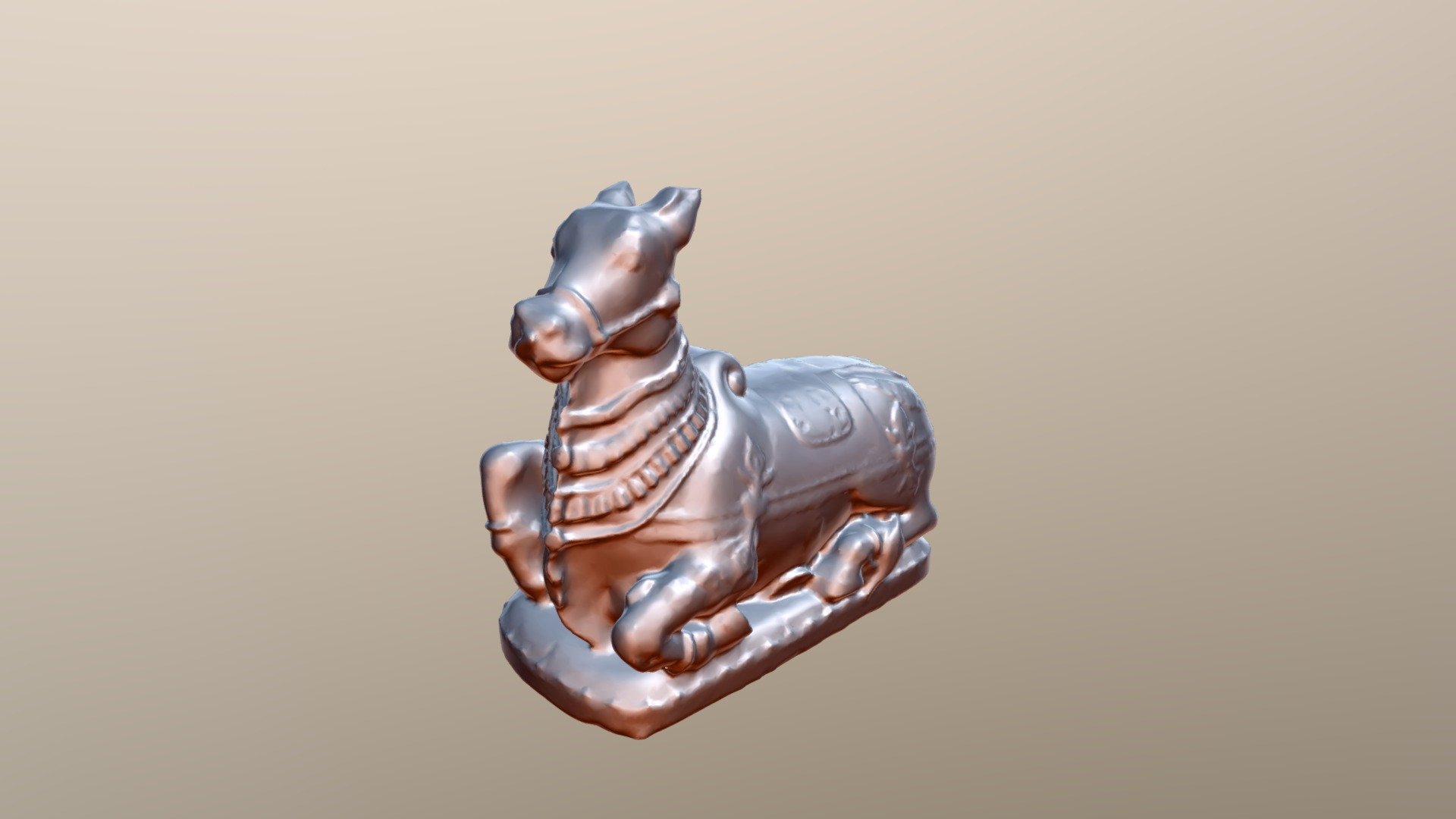 Shiv's Nandi (Holy Cow) - 3D model by 3D Print World Pvt. Ltd ...