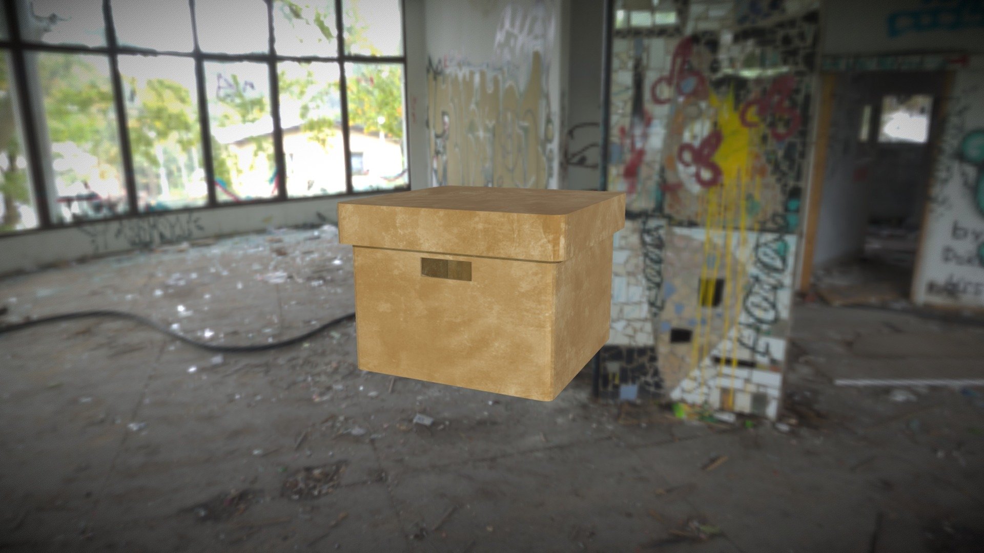Cardboard Storage Box - Download Free 3D model by PowerPlug [b0ca117 ...