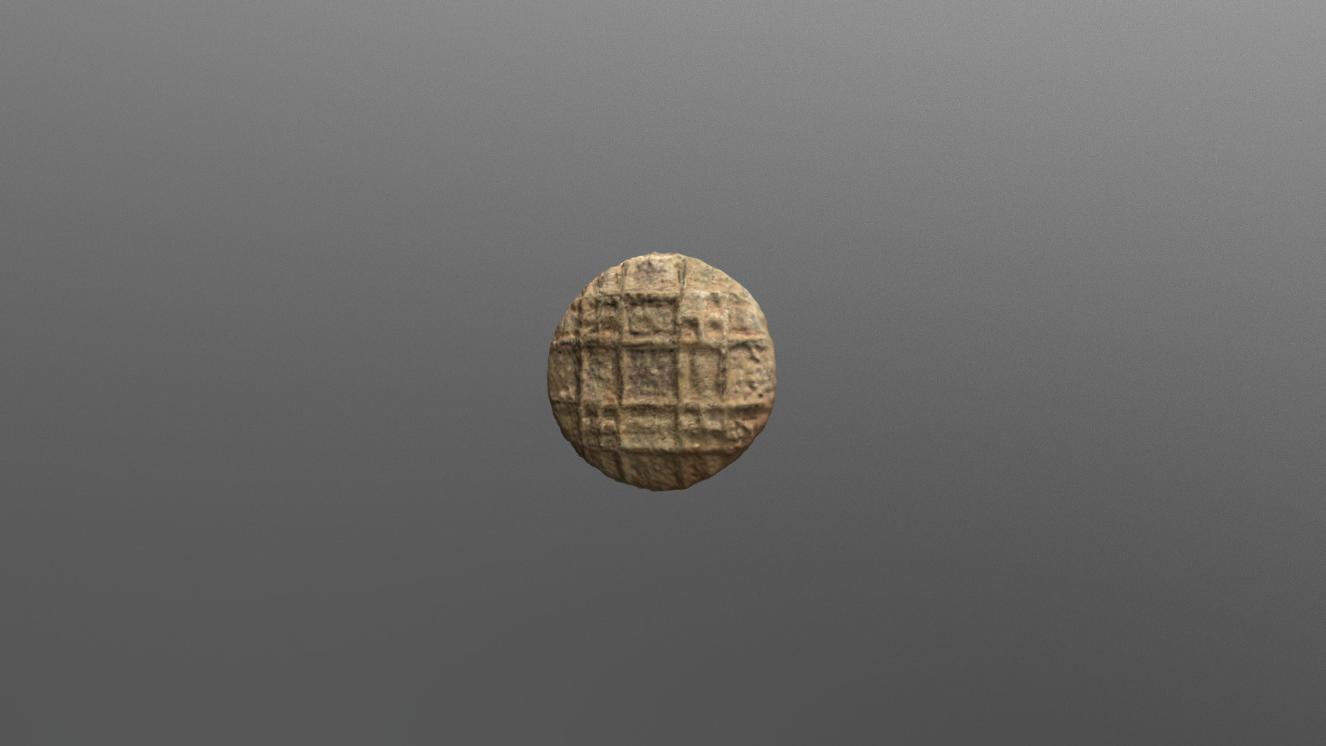 Potato Hill - F16 - 09 - Crosshatch Button - 3D model by SLAMontserrat ...