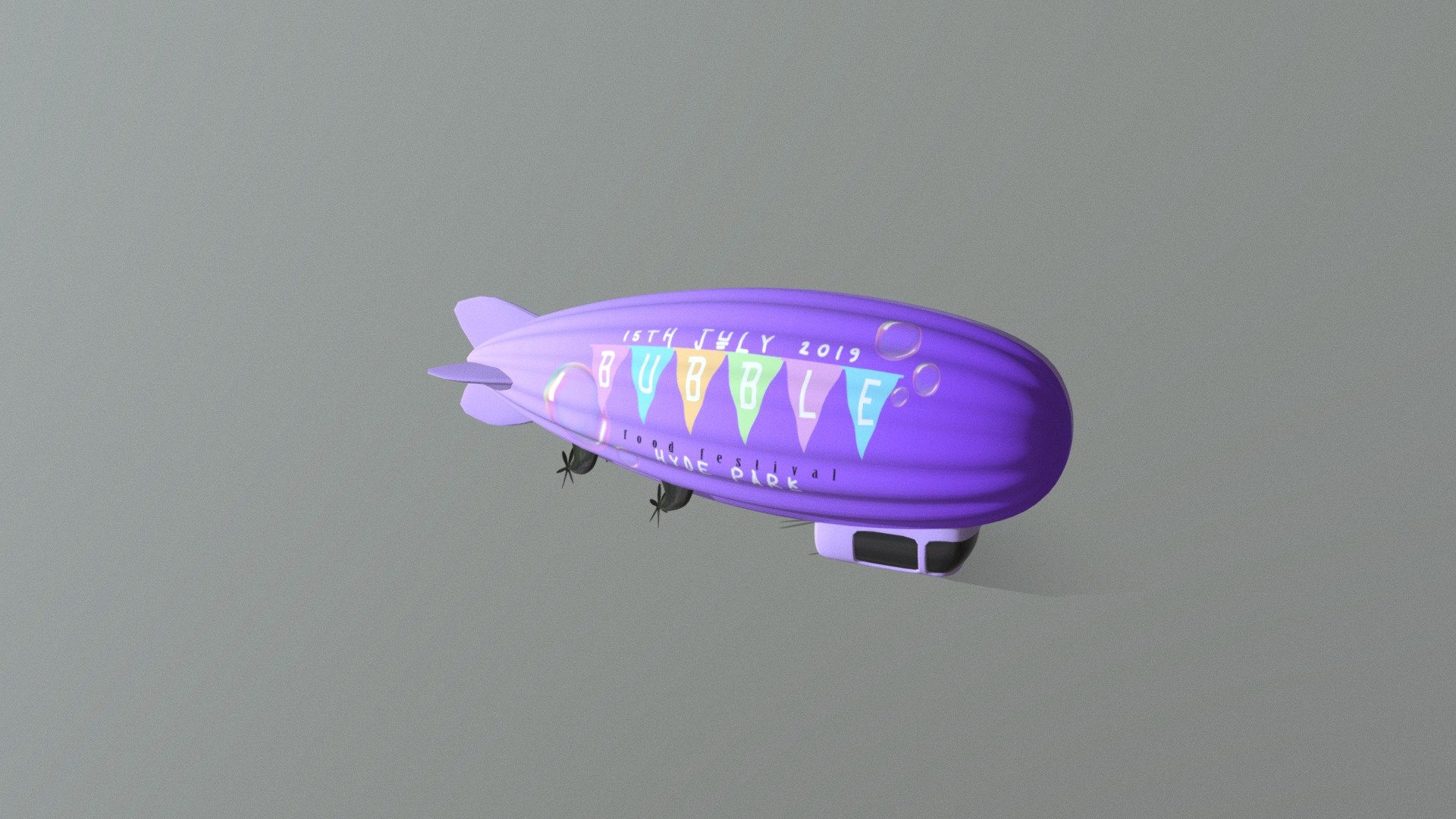 Blimp Final - 3D model by LisaCoppard [b0cd033] - Sketchfab