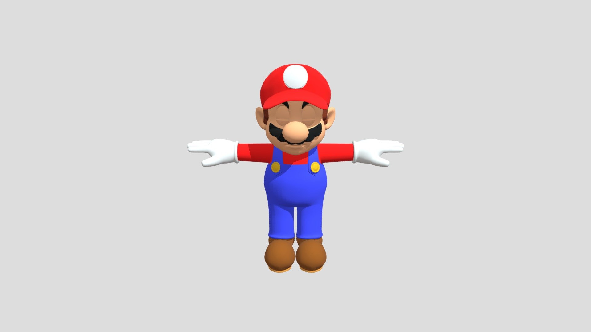 Super Mario | Super Mario Bros. | 3D Model - 3D model by scribble ...