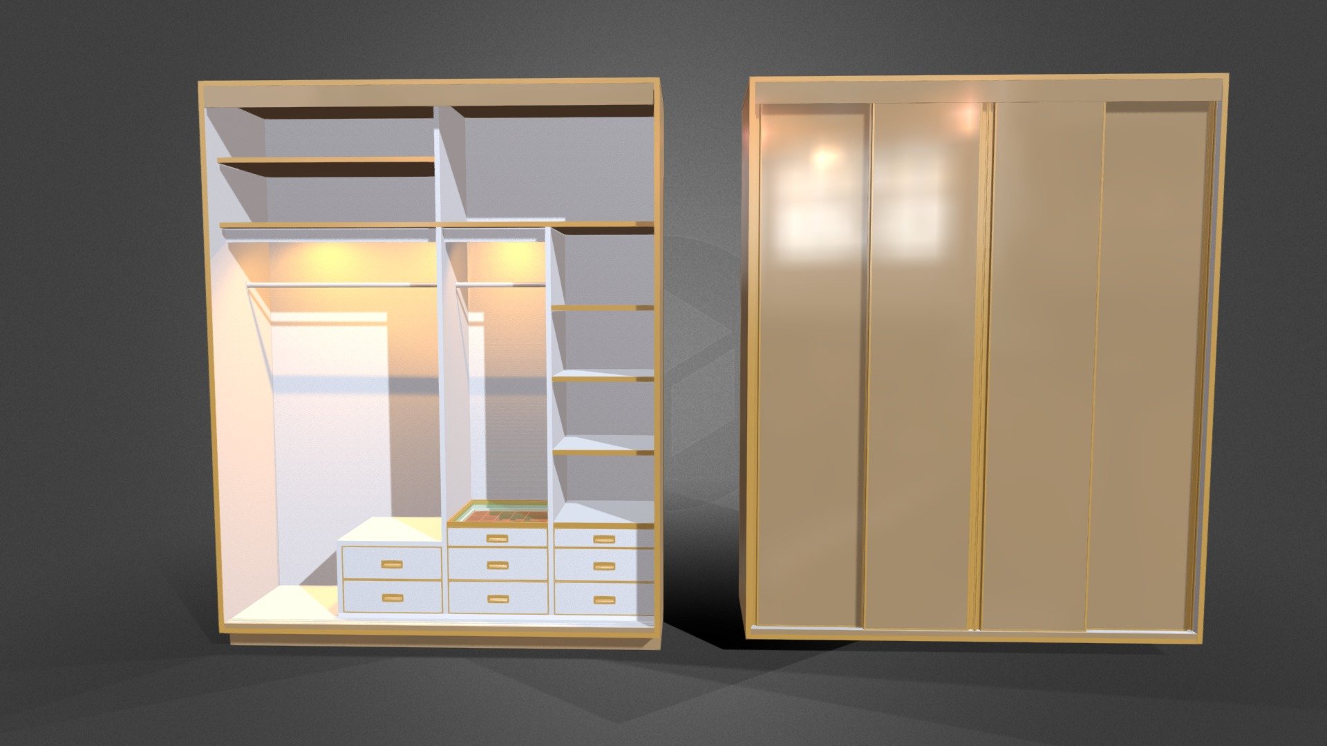 Closet - 3D model by alexbigzzz [b0cec75] - Sketchfab