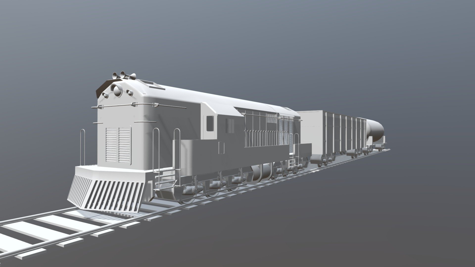 Train engine with two boogie - 3D model by Sarkar_TheMaker [b0d09e7 ...