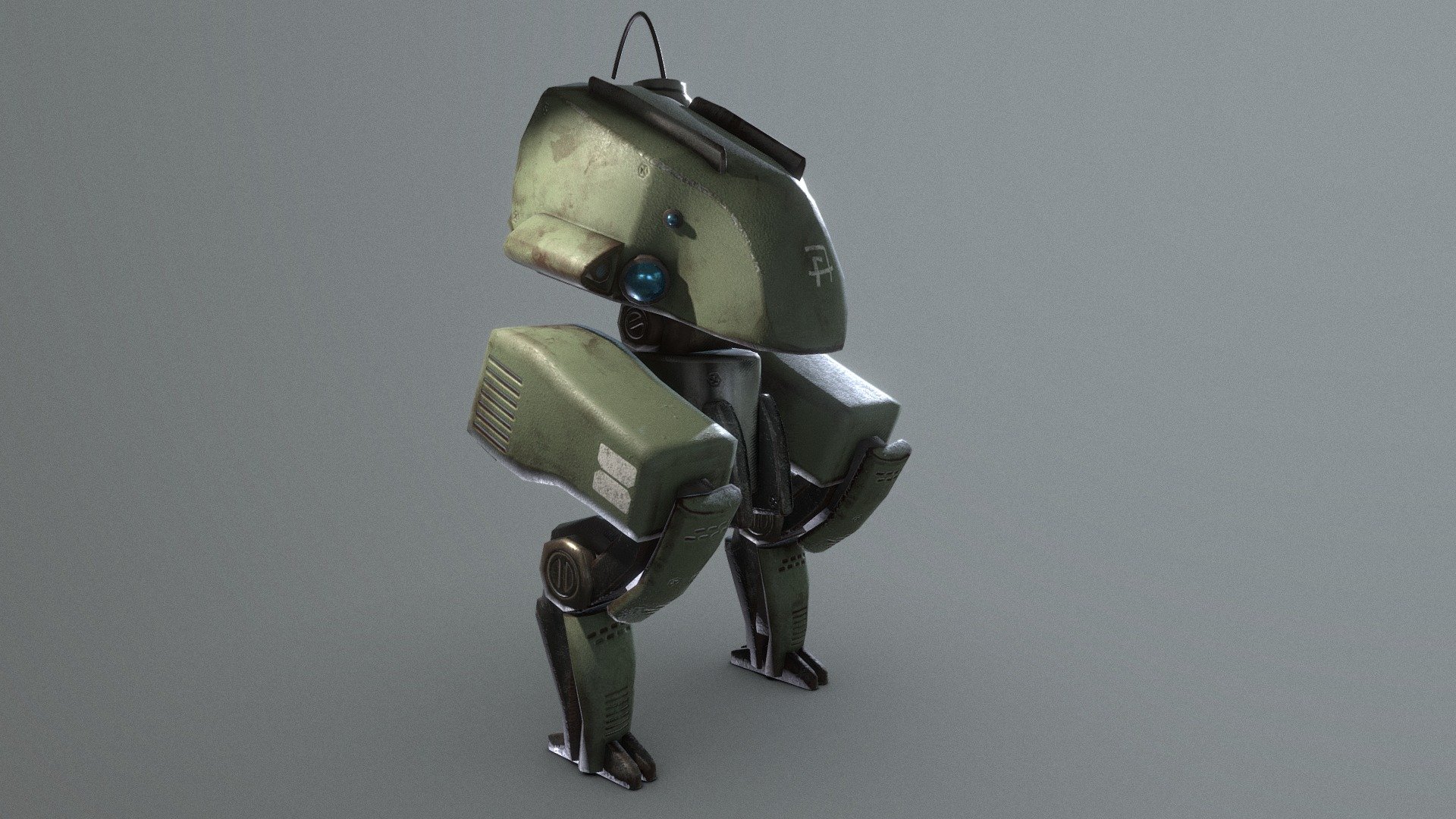 Recon Mech - 3D model by Tor Halle-McIntyre (@mophs) [b0d0f00] - Sketchfab