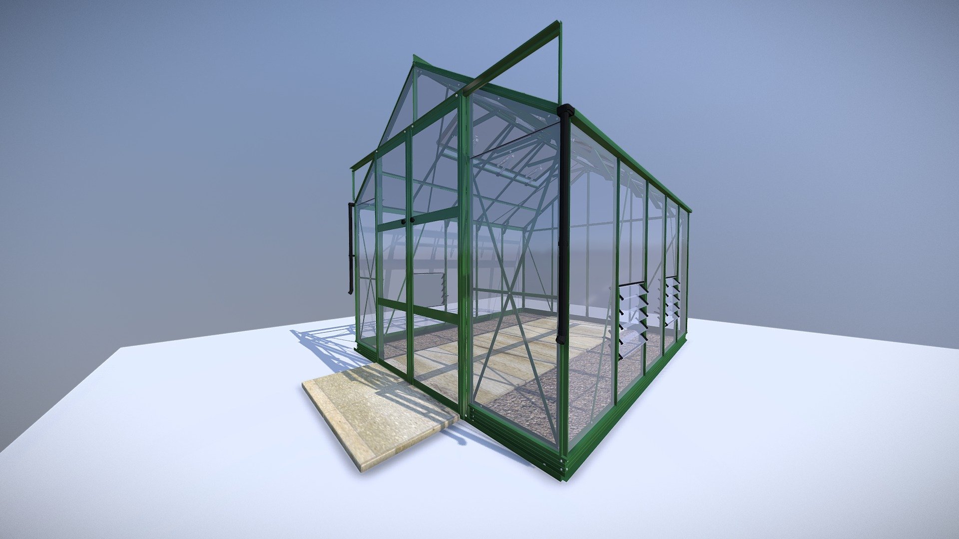 Greenhouse - 3D model by Norwich Nick (@nchnick) [b0d1ca4] - Sketchfab