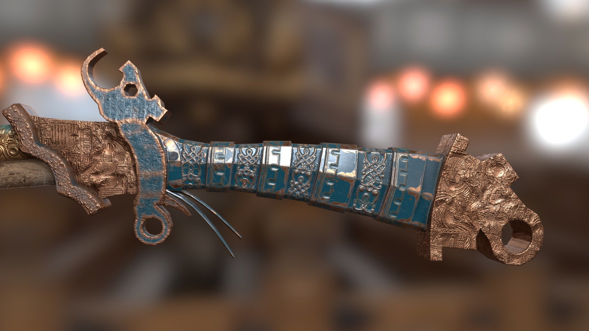 Ceremonial Khopesh - 3D model by KarlMF (@karl.mf) [b0d1f7d] - Sketchfab